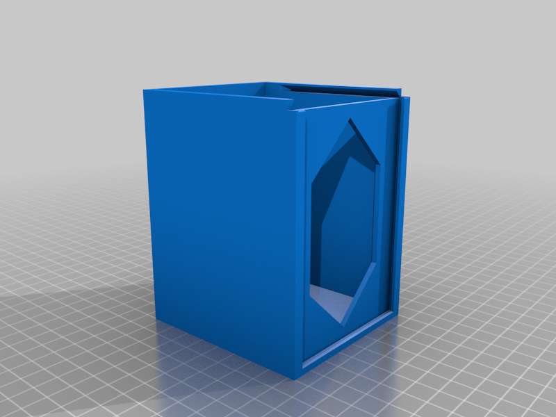 MTG Windowed Commander Deck Box- for Top Loaded commander | 3D models ...