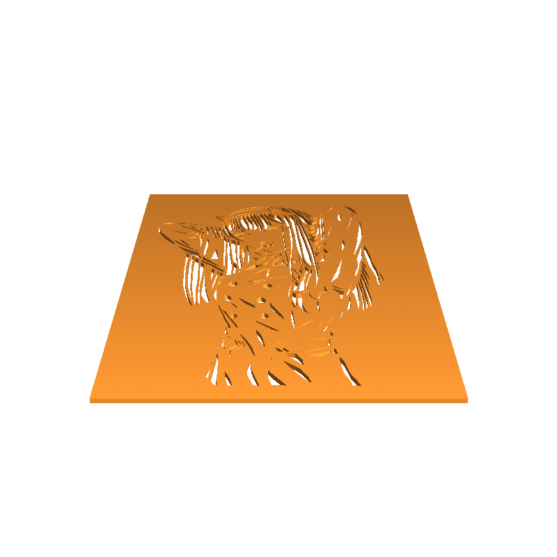 Free Digital Art STL Download - Zero Two stencilby SMT_M 🦊