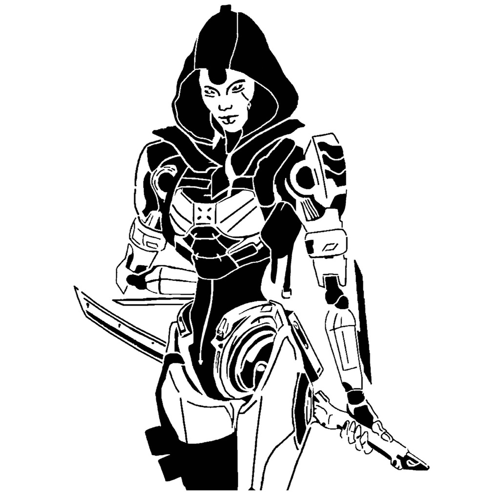 Apex Legends Ash stencil | 3D models download | Creality Cloud