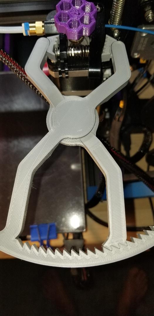 Print in place Ender 3 filament change clamp | 3D models download | Creality Cloud
