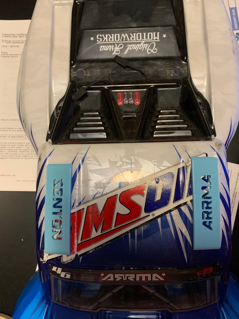 Arrma Senton roof skid plates | 3D models download | Creality Cloud