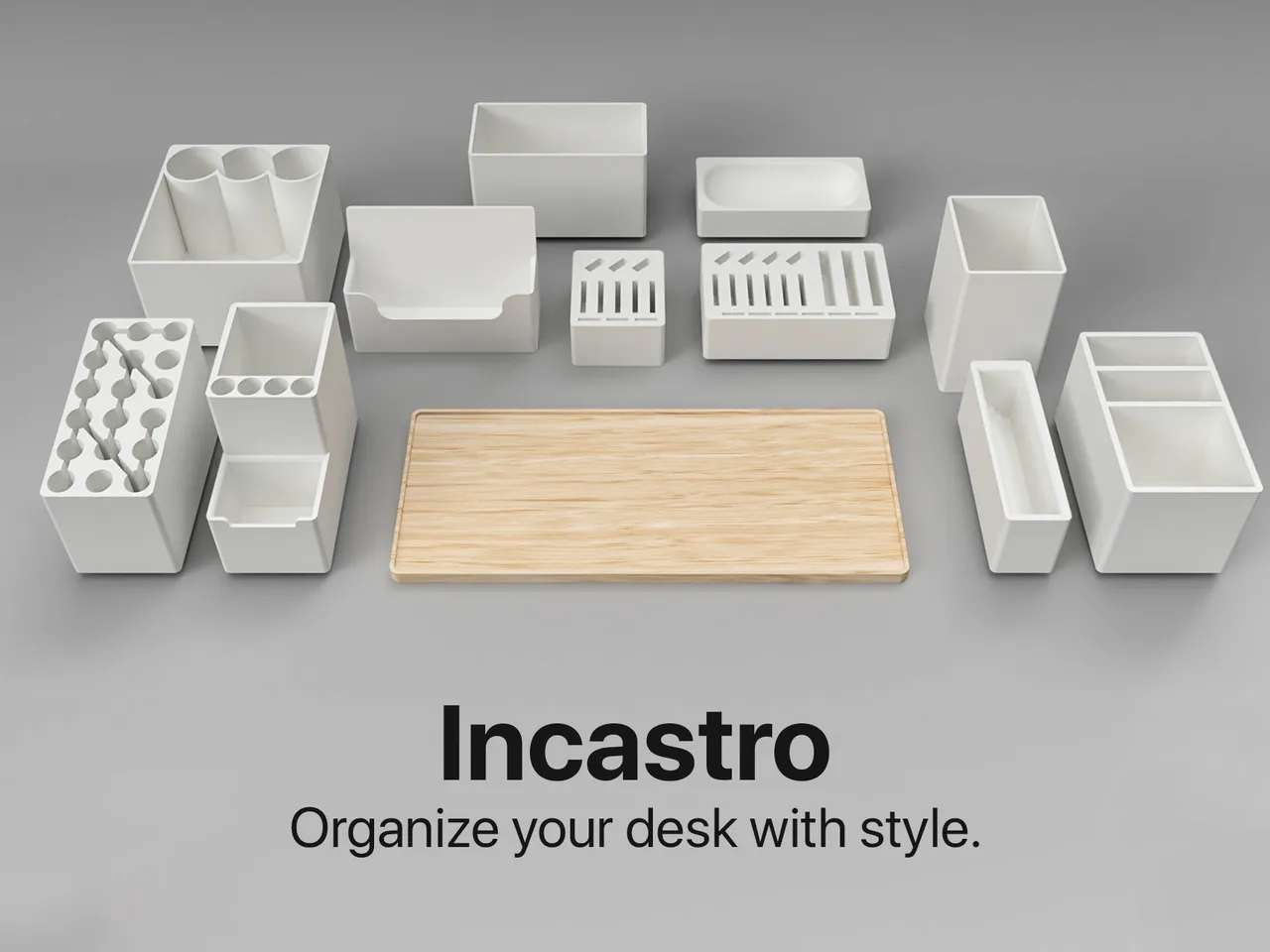 Incastro. Desk organizer. | 3D models download | Creality Cloud