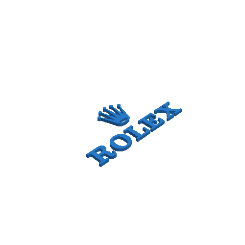 Free Other STL Download - Rolex logoby Epic 3D Studio