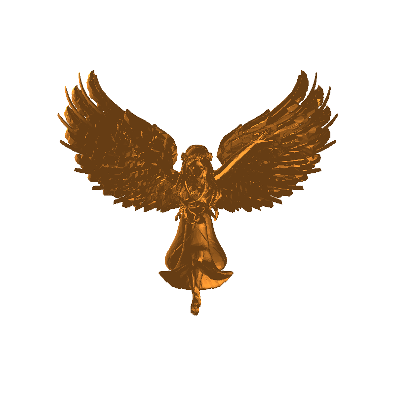 Sculptures & Artworks STL Descarga - ANGEL - IMRAN CAD DESIGNER