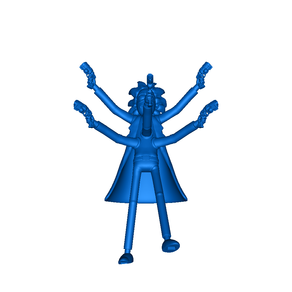 Free Characters & Creatures STL Download - Rick várias armasby Finsh Awm