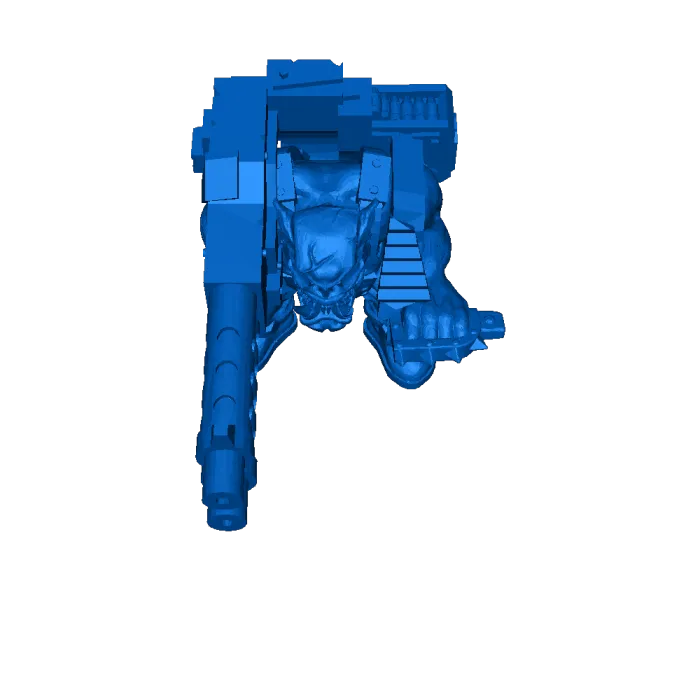 Free Characters & Creatures STL Download - orc whit gunby art _crazy69