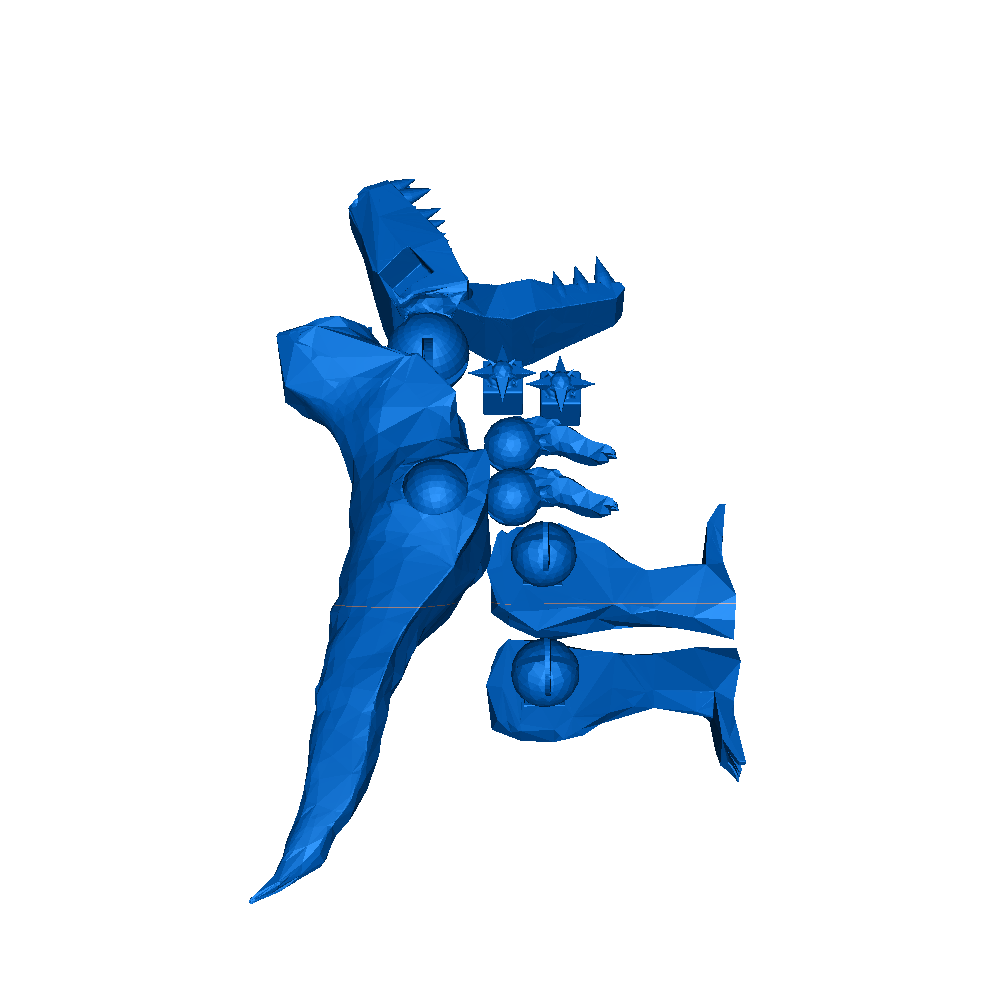 Articulated T-rex | 3D models download | Creality Cloud