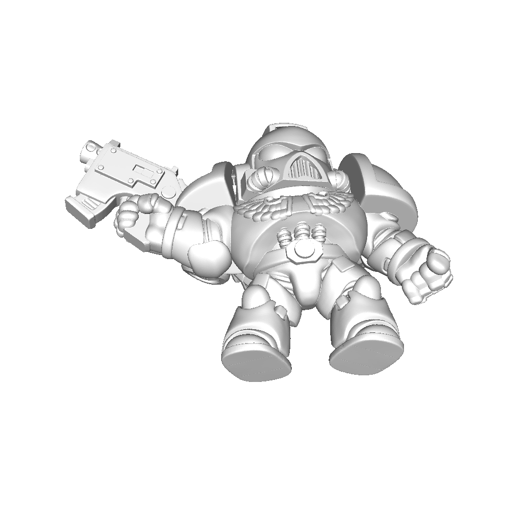 Free Other STL Download - Miniature Chubby Space Marine by user8111143416