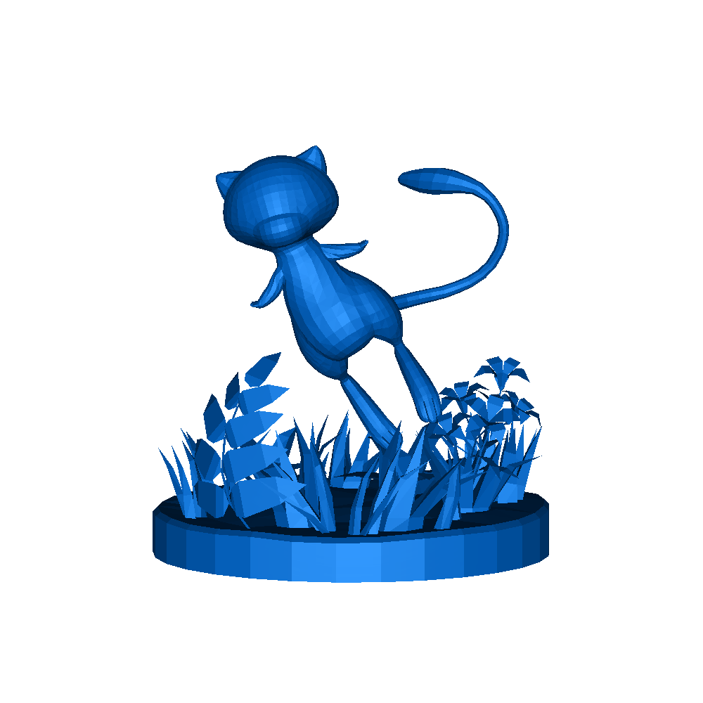 Free Characters & Creatures STL Download - mewby Tobi69870