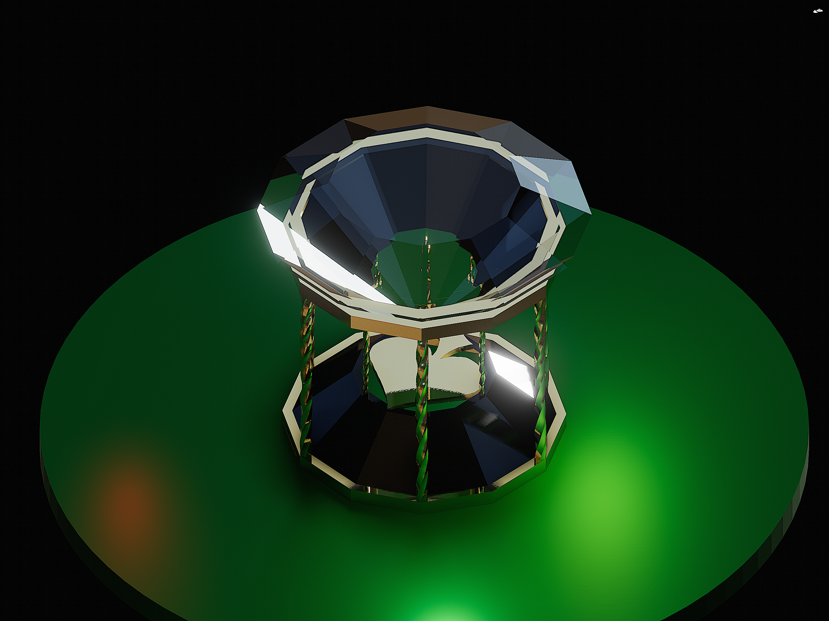 Spade diamond stand | 3D models download | Creality Cloud