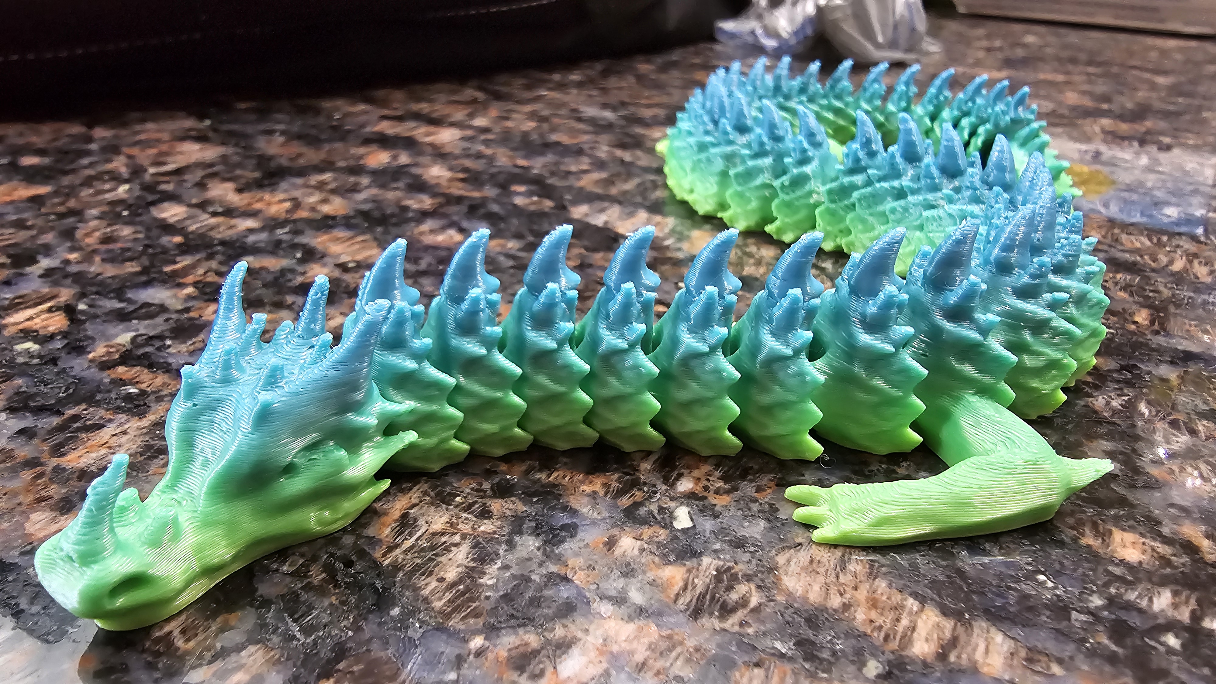 finished this articulate dragon earlier and it is such an impressive ...