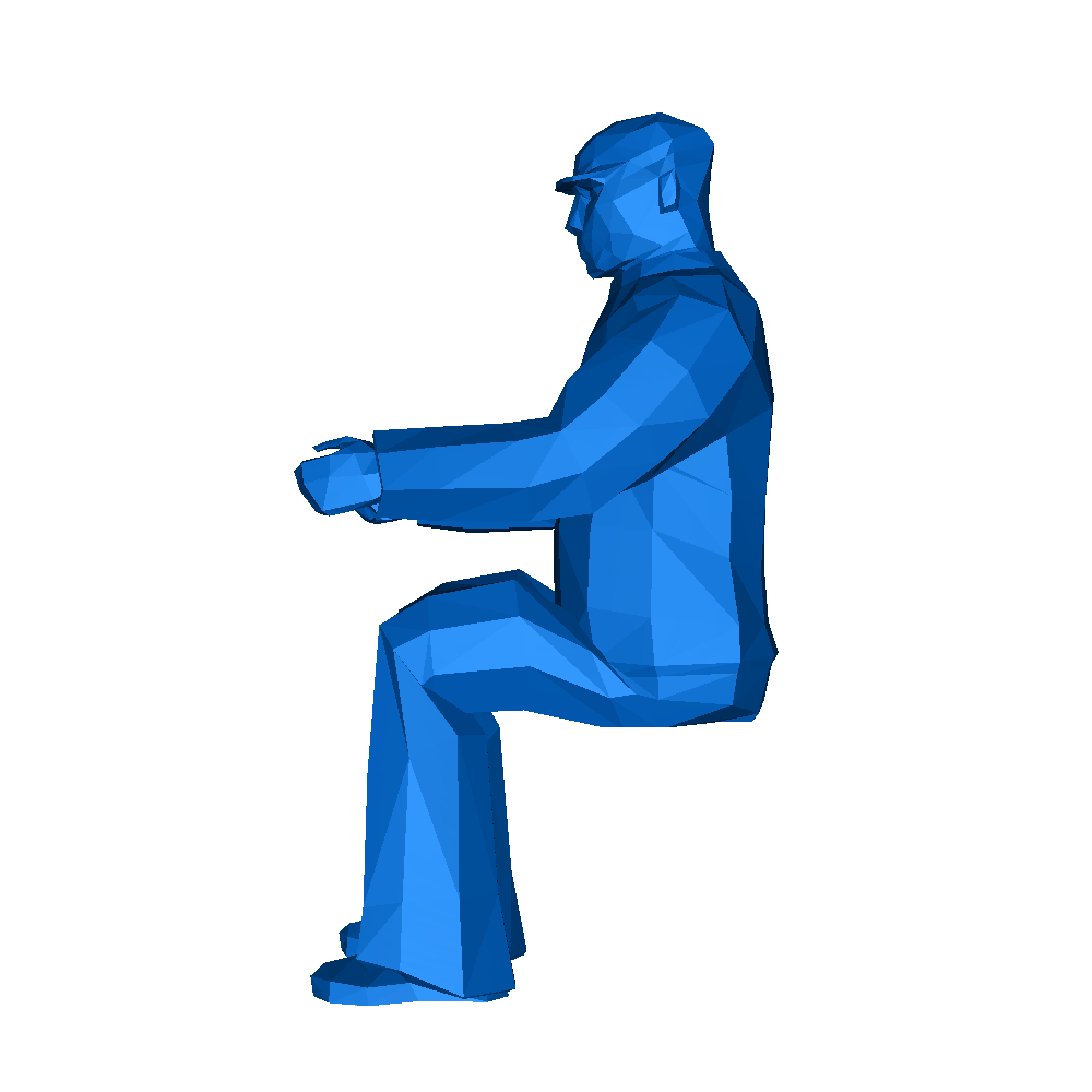 Free Characters & Creatures STL Download - man sittingby magna38