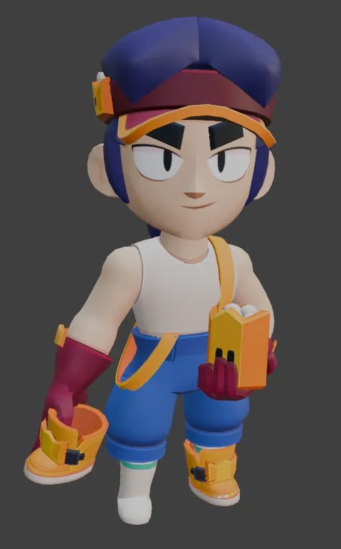 3D Printer Files | 3MF File | Fang - Brawl Stars | Creality Cloud