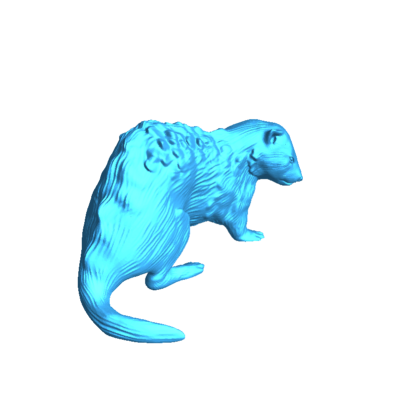 Characters & Creatures STL Download - Ferret Actionby M3DM