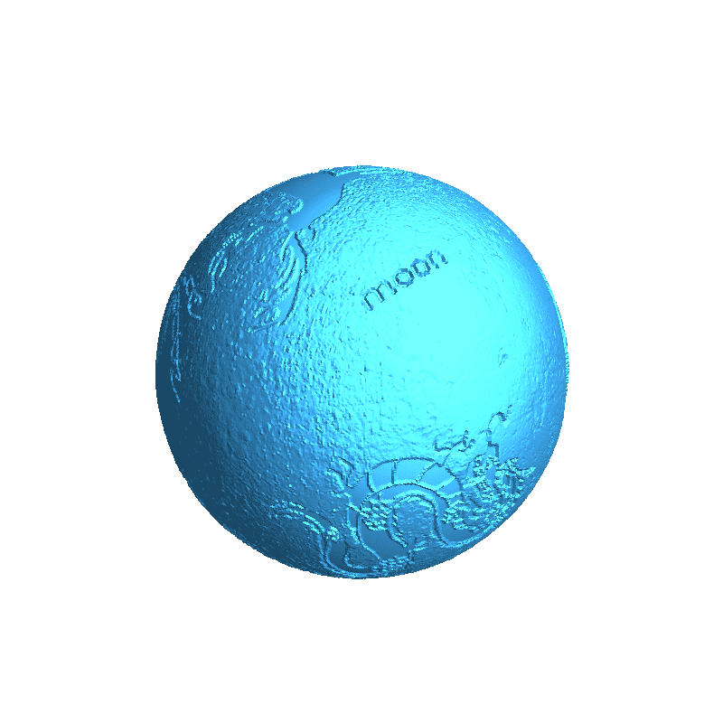 3D Printer Files | 3MF File | moon | Creality Cloud