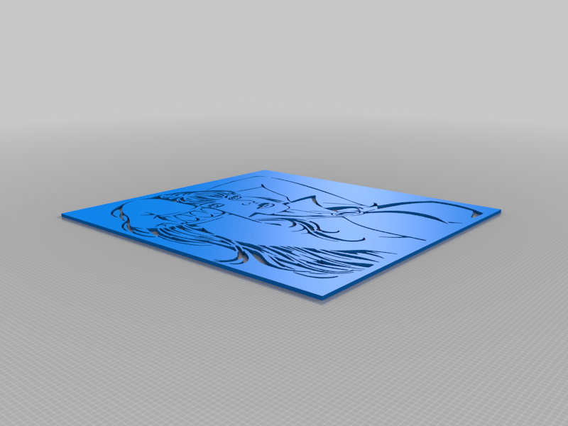 Free Digital Art STL Download - Vampirella stencil 8by SMT_M 🦊