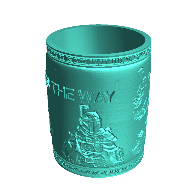 3D Printer Files | 3MF File | Star wars pen holder | Creality Cloud