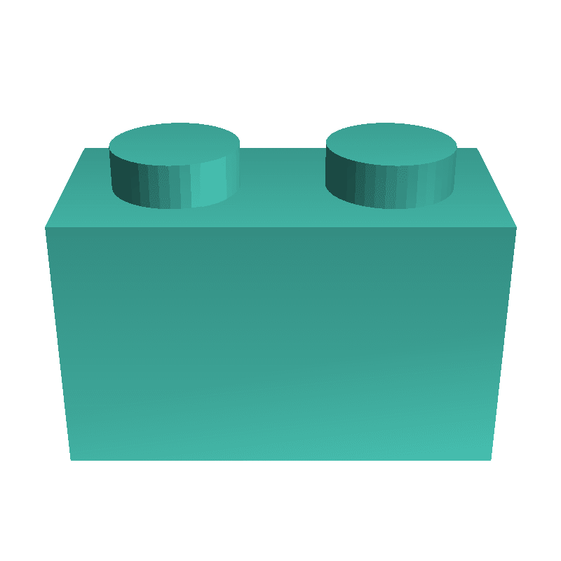 Free Toy Bricks STL Download - 2X1 Legoby Coolkid007