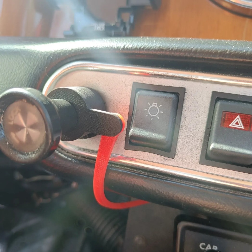 Free Tools & Spare Parts STL Download - Austin Mini Choke Lockby Julien DLR
