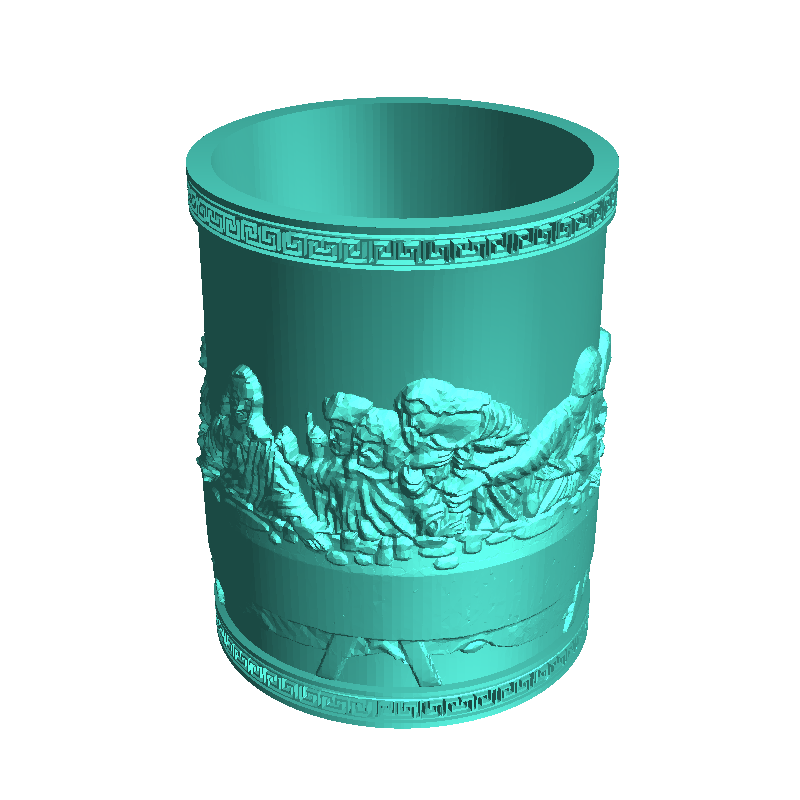 Free Badges & Coins STL Download - The Last Supper Cupby CAPSTONE CREATIONS