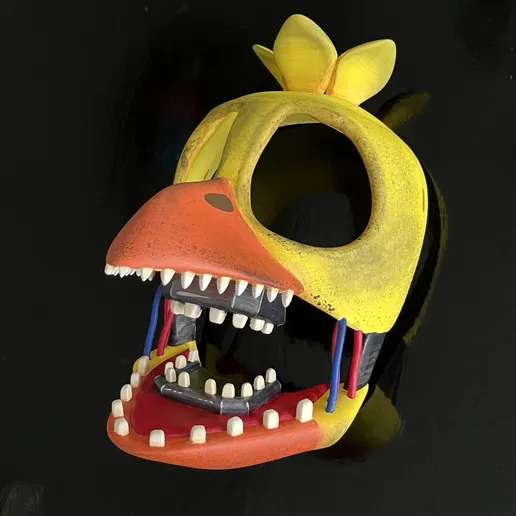 Characters & Creatures STL Download - withered Chica head by ★NO-LIVESS★