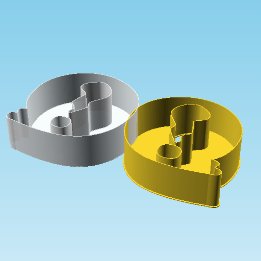 Ghost EXCLAMATION MARK, nestable box (v2) | 3D models download ...