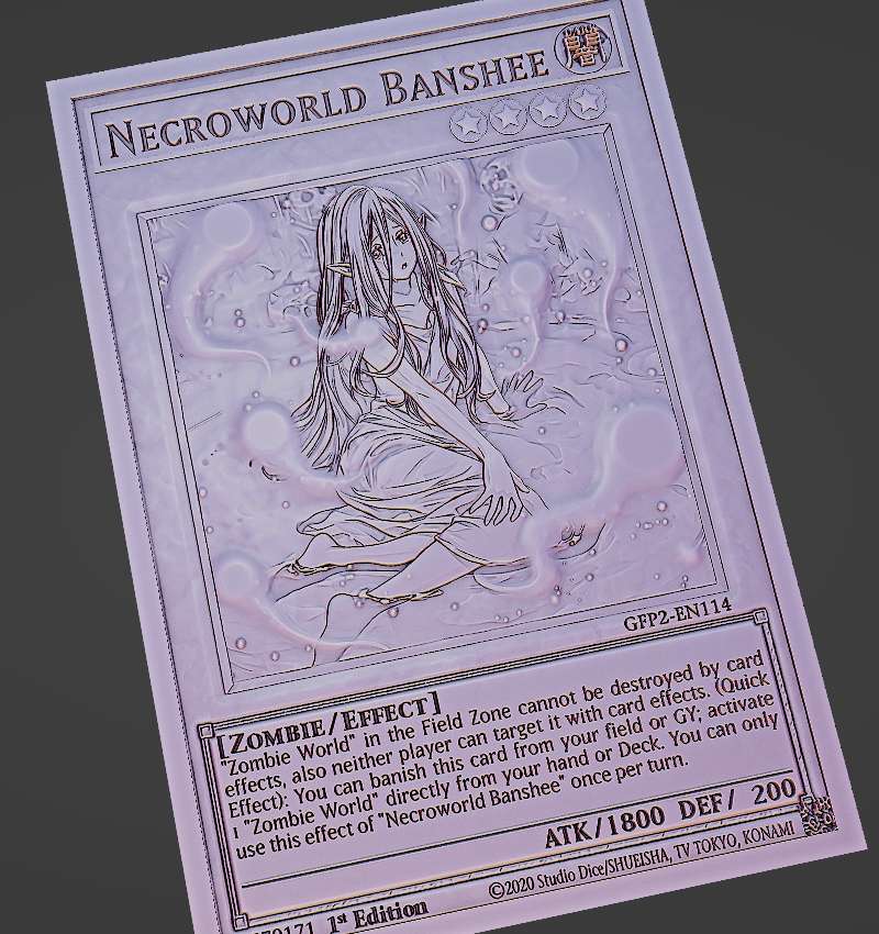 necroworld banshee - yugioh | 3D models download | Creality Cloud