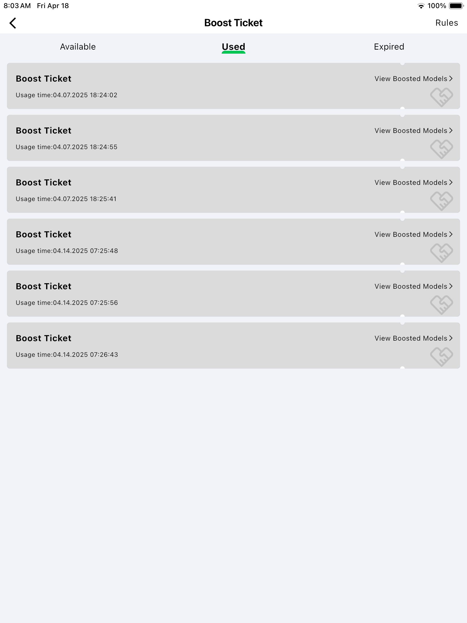 My boost tickets I have used before gave me a lot of points | Creality ...