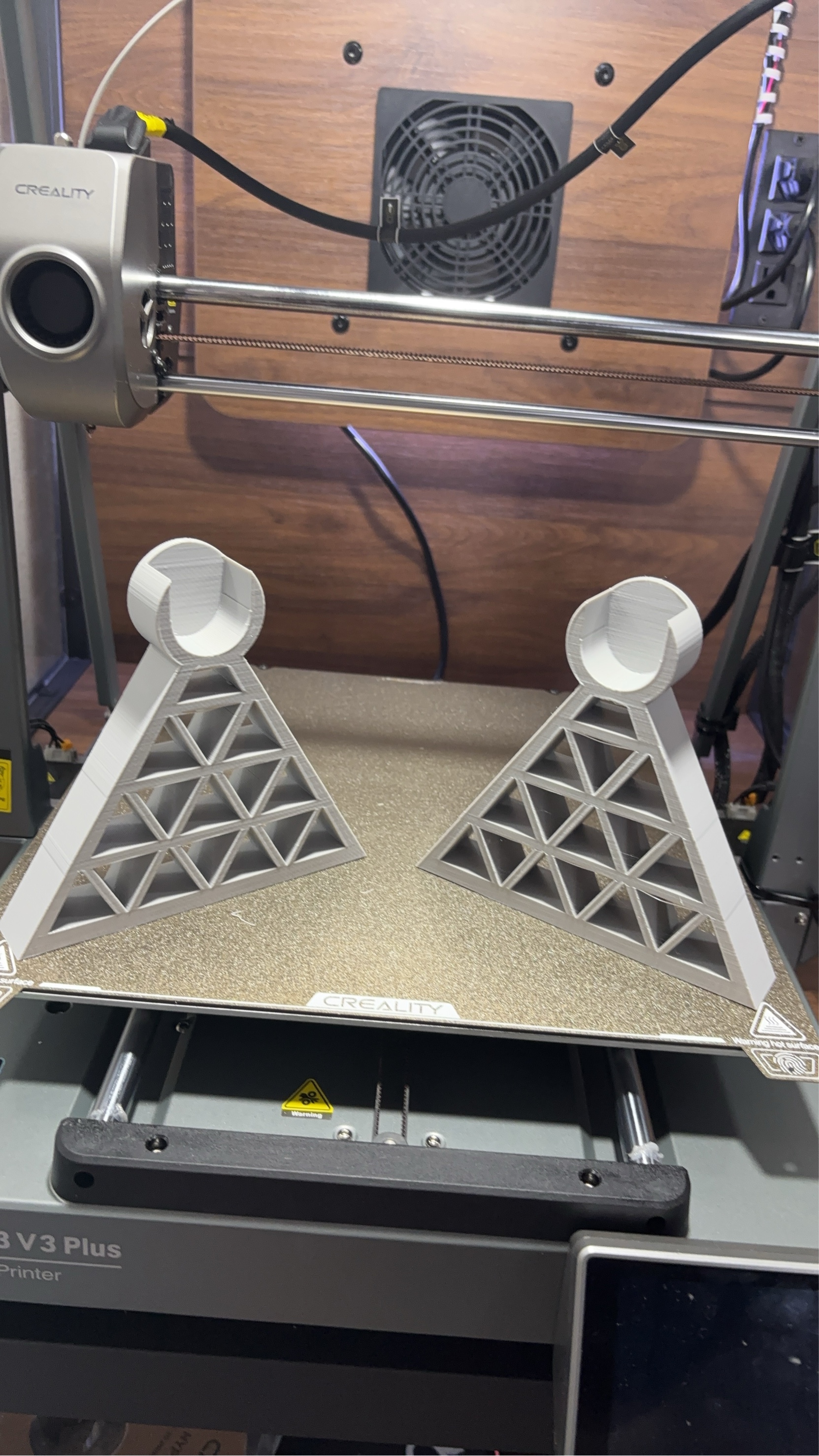 Good solid design and print file. Definitely go for the support at the top triangle or print ...