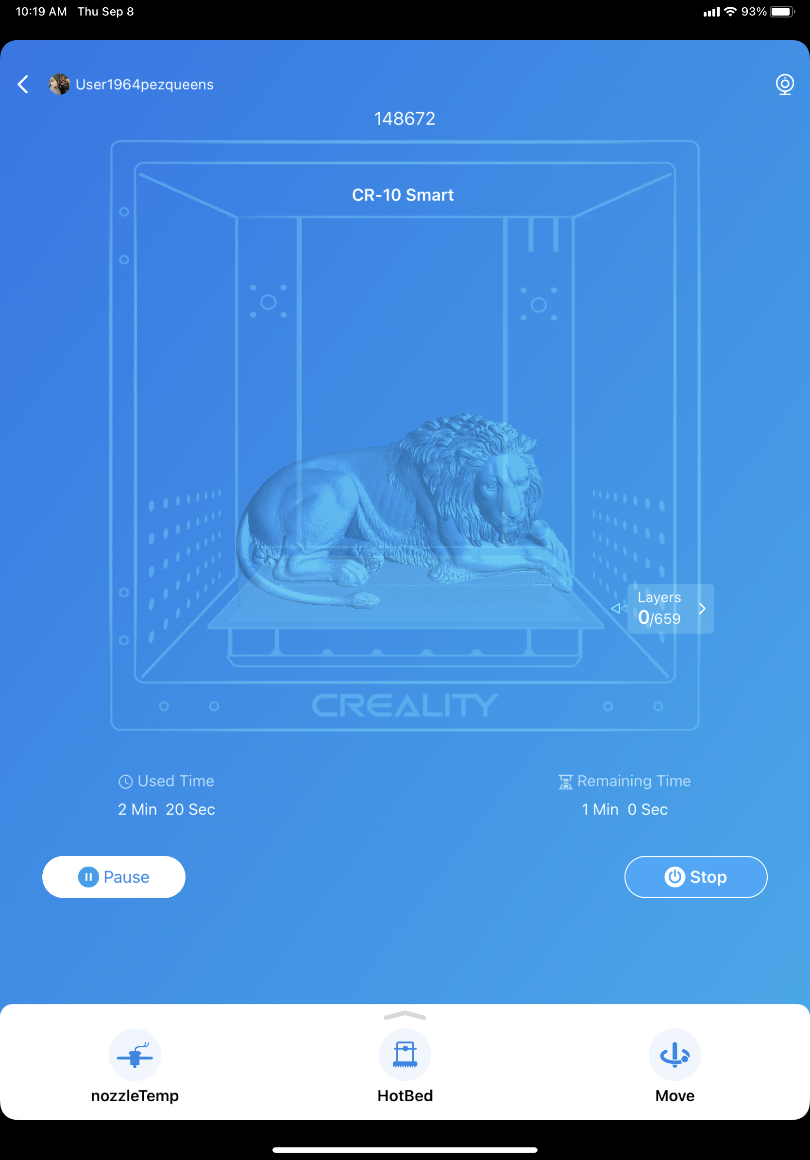 New software not showing print time I’m pretty sure it take longer than a minute to print a ...