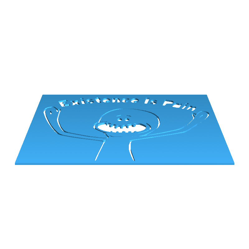 Free Other STL Download - Mr Meeseeks stencilby SMT_M 🦊