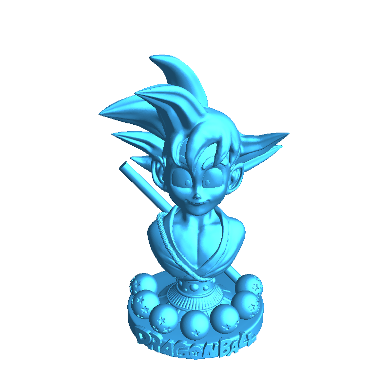 goku free support | 3D models download | Creality Cloud