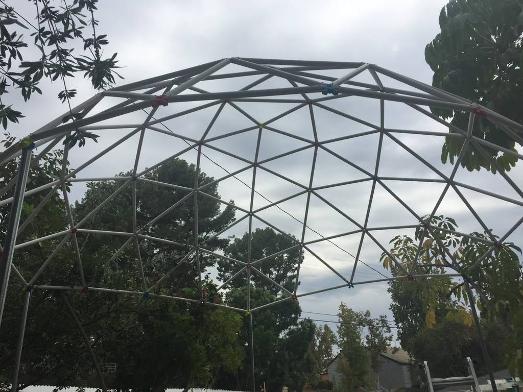Geodesic Dome 4V Connector for 3/4" PVC pipe | 3D models download ...