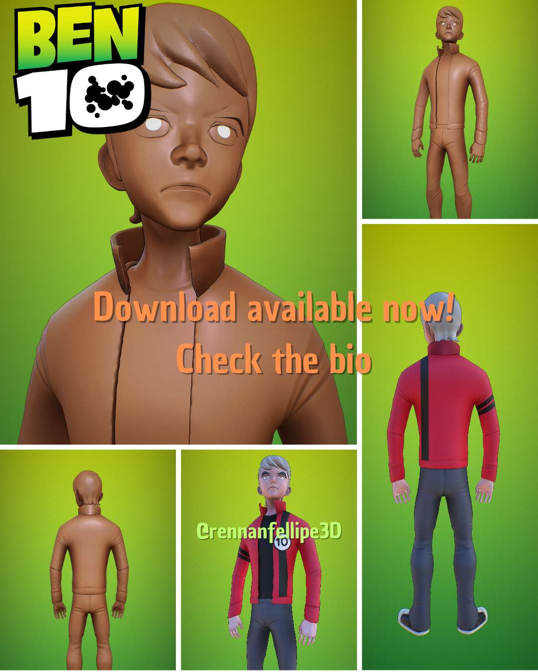 Albedo 3D Model - Ben 10 Villain for Download | 3D models download ...