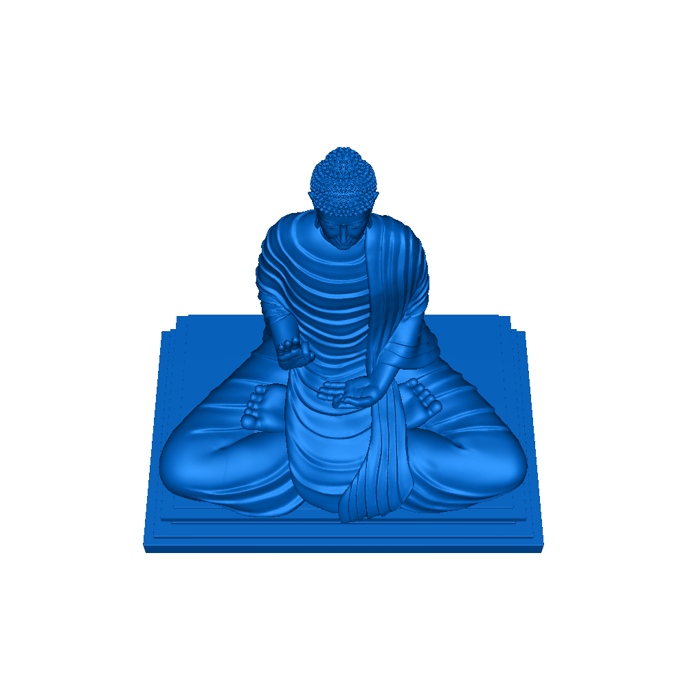 Free Sculptures & Artworks STL Download - buda by Martin Tamminga