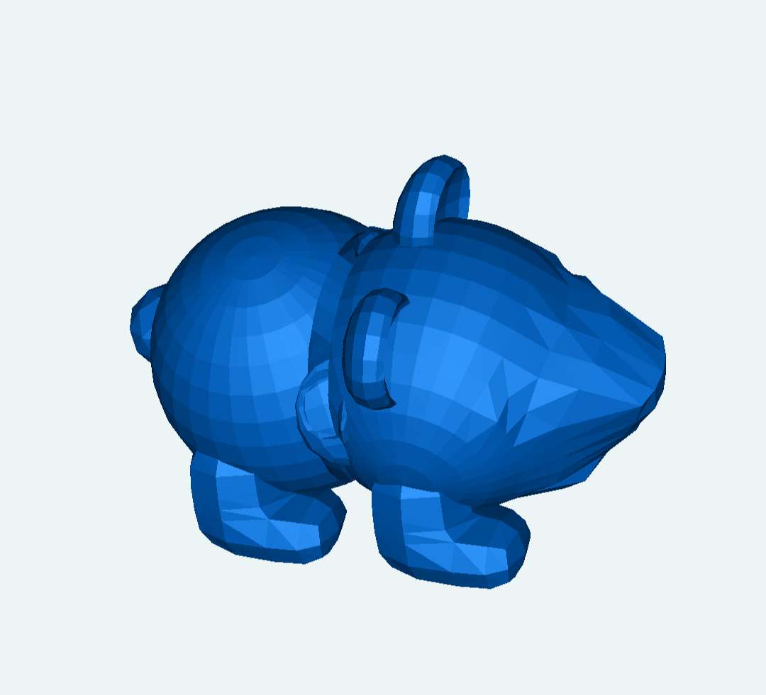 Bear - Articulated Flexi bear | 3D models download | Creality Cloud