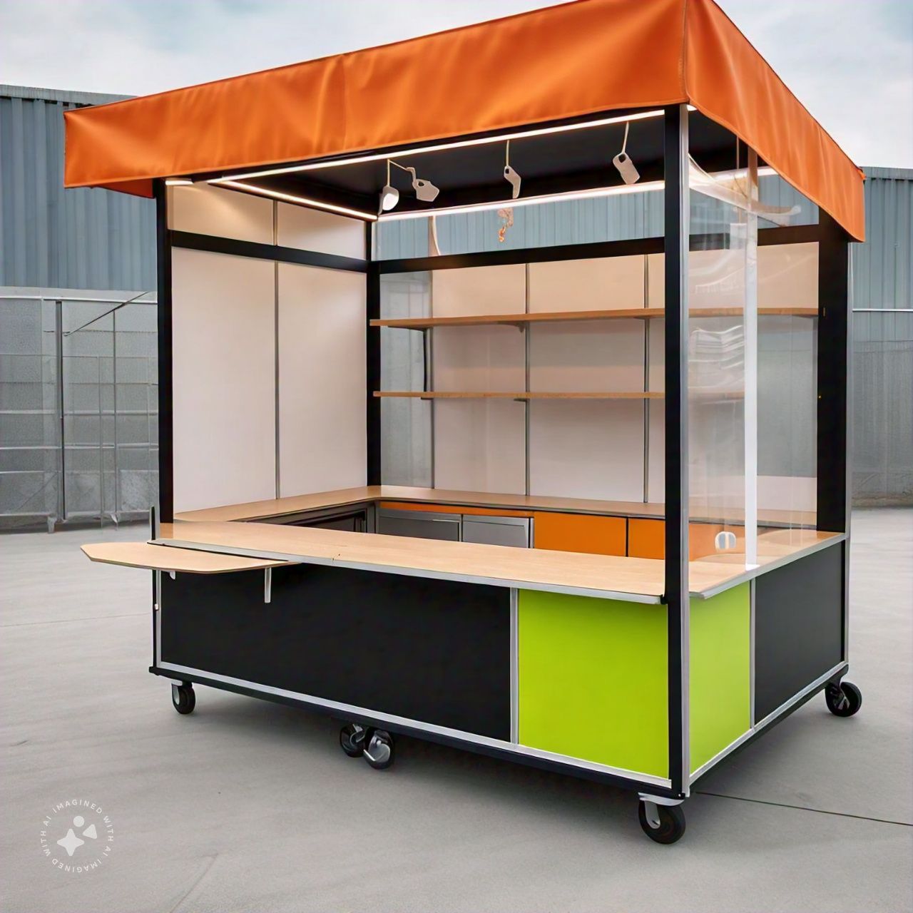 Design a simple, ergonomic, and affordable portable bazaar booth ...