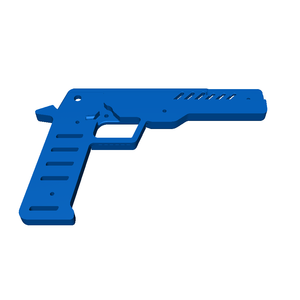 rubber band gun | 3D models download | Creality Cloud