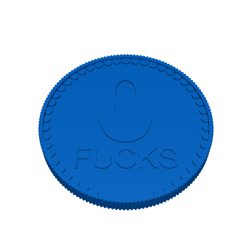 Free Badges & Coins STL Download - zero coinby Adam Mctwenty