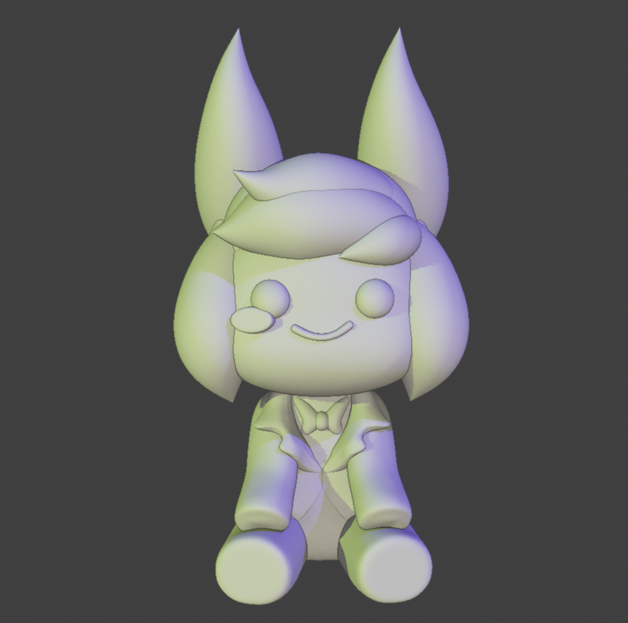 Alastor Chibi / Hazbin hotel | 3D models download | Creality Cloud