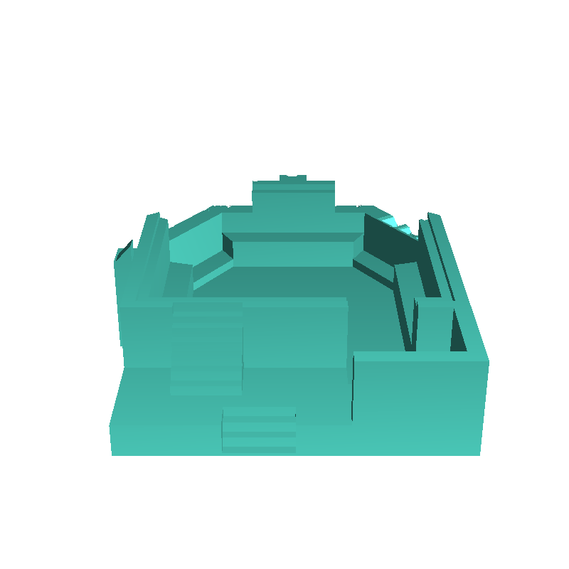 Set of two blockhouse bunkers for heavy weapons and anti-air | 3D ...