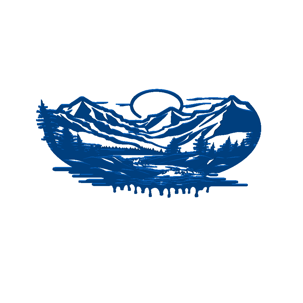 3D Printer Files | 3MF File | mountain river seen | Creality Cloud