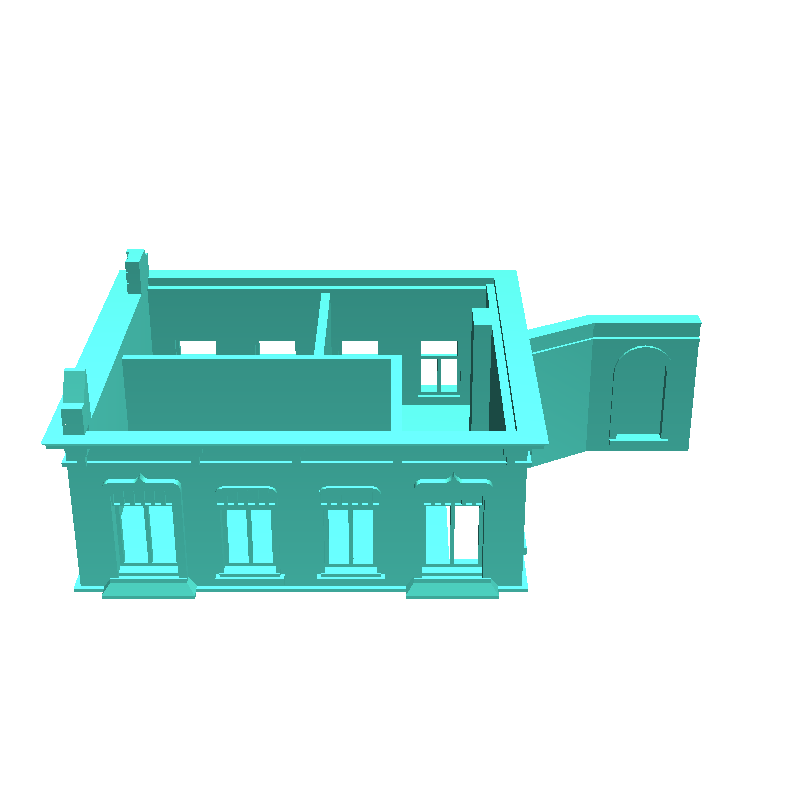 Props & Terrain STL Download - European House Set (Arnhem, Netherlands ...