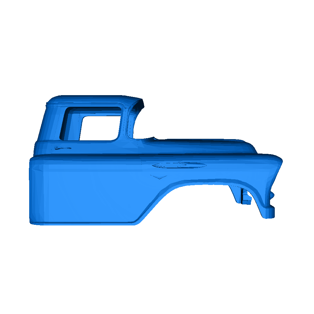 Free Vehicles & Machinery STL Download - 1/24 scale 55 chevy pick upby ...