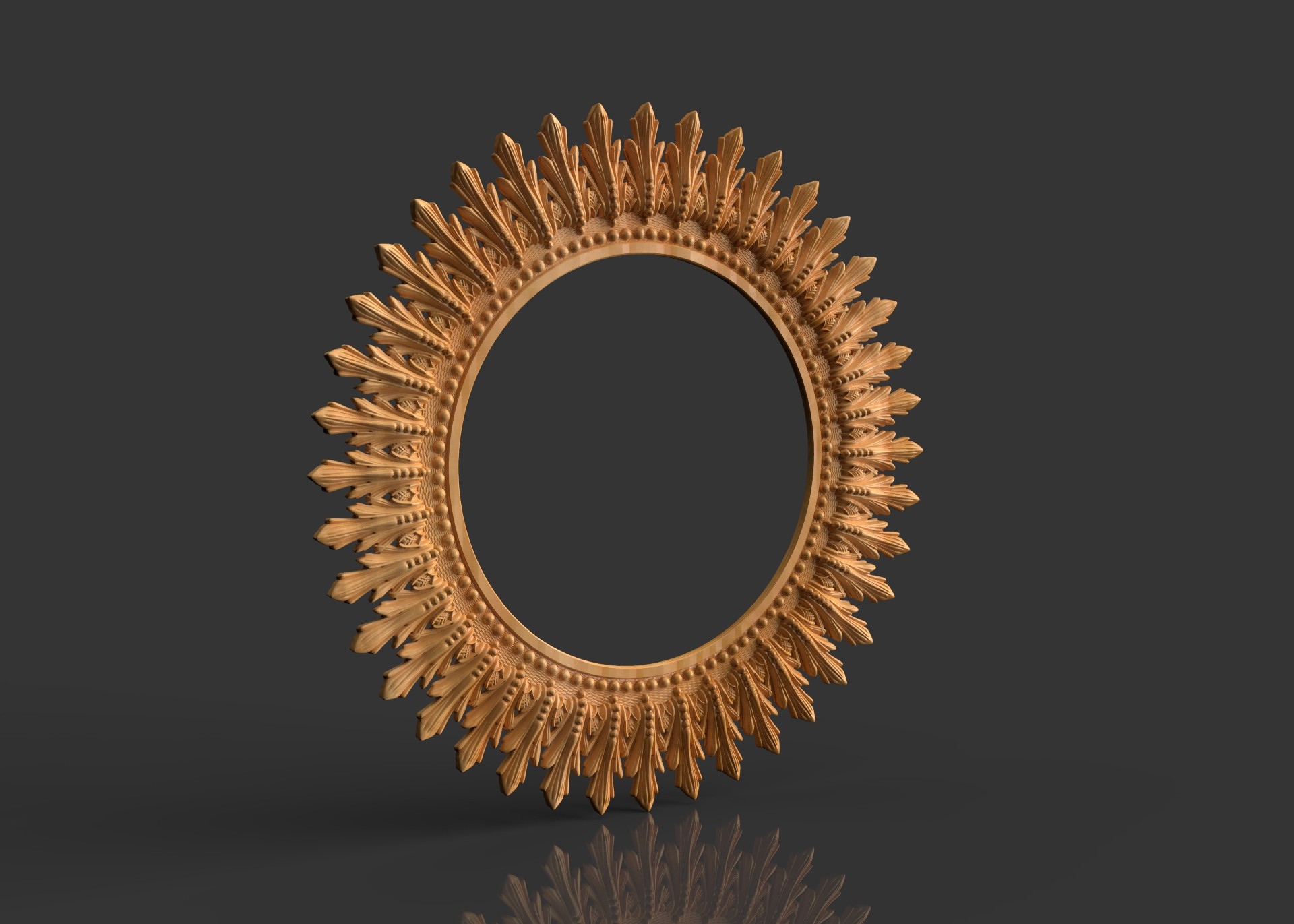 Home Decorations & Ornaments STL Download - 4 models round frames ...