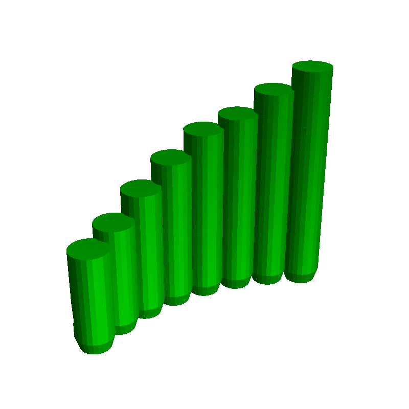 pan pipes by mom0sarah on thingiverse | 3D models download | Creality Cloud