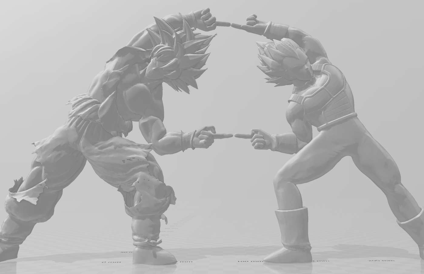 goku and vegata | 3D models download | Creality Cloud