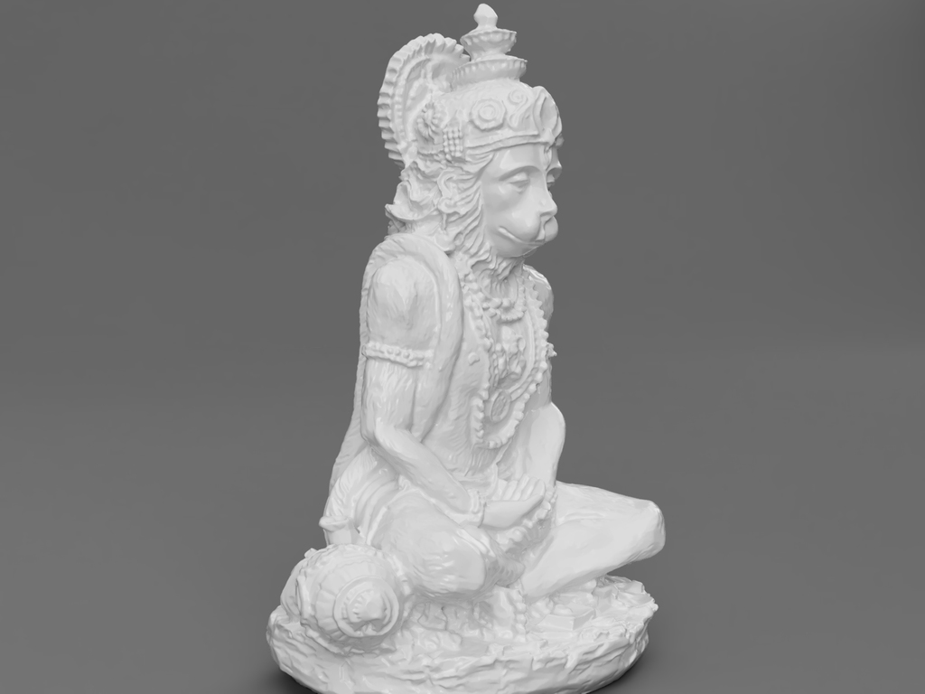 Hanuman - Paragon of Human Devotion | 3D models download | Creality Cloud