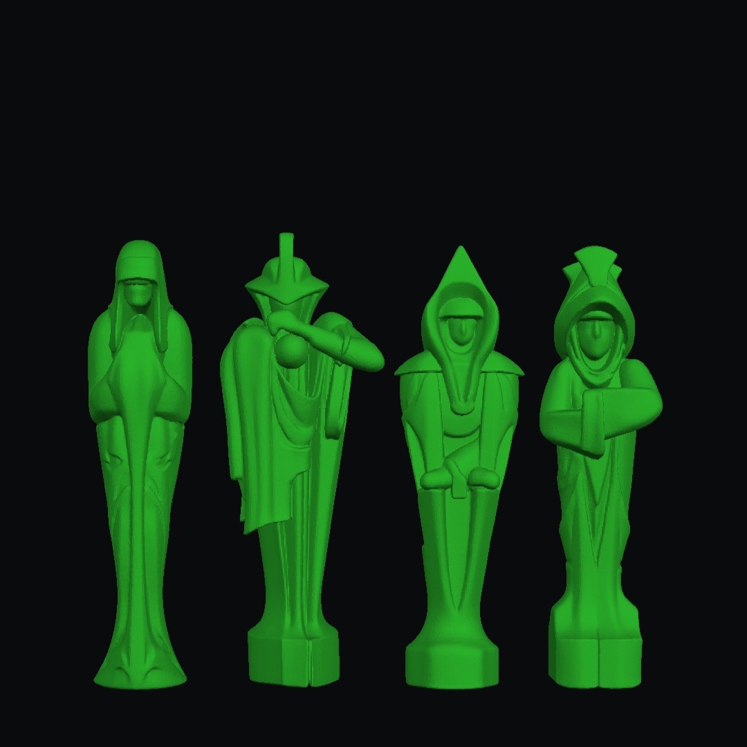 gratuita Sculptures & Artworks STL Descarga - sith statues - Danach