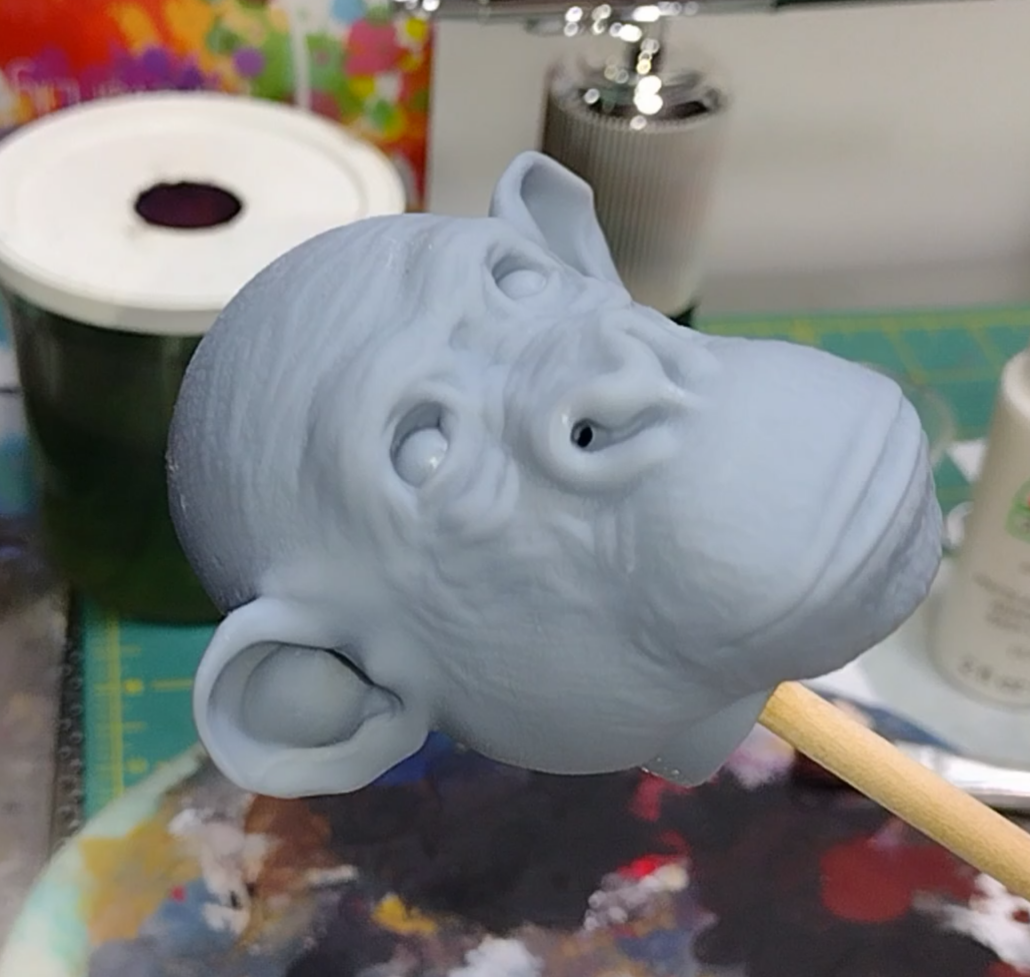 chimpanzee head | 3D models download | Creality Cloud